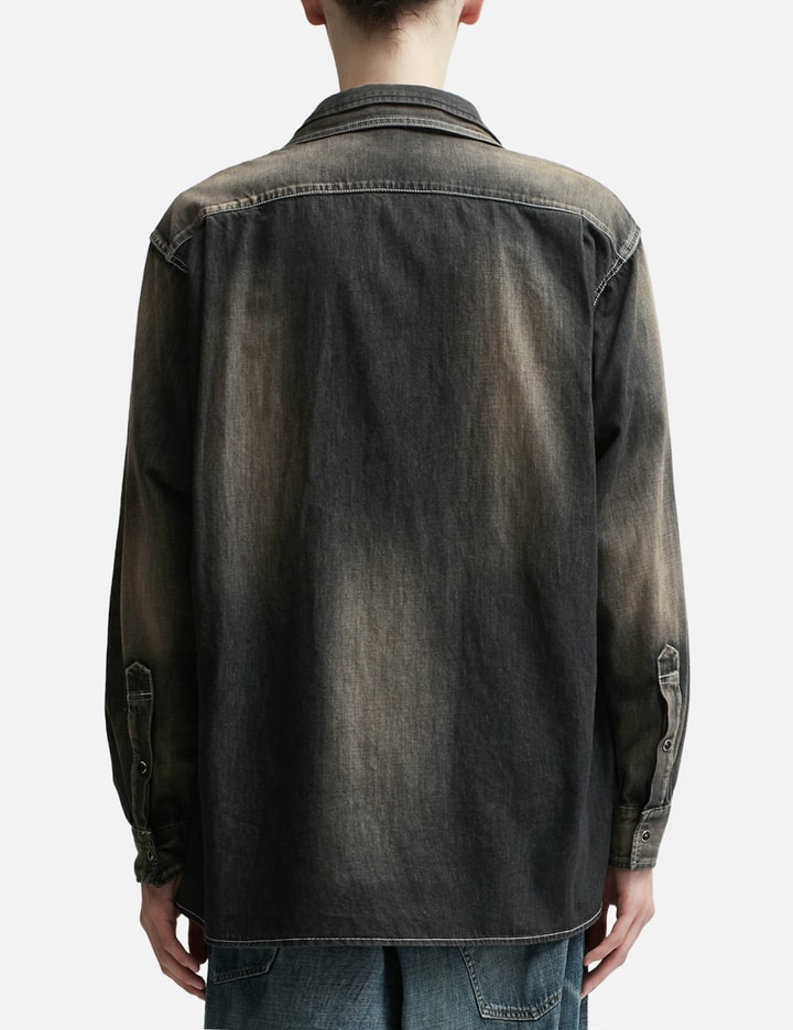 Maison Mihara Yasuhiro - Double Layered Denim Shirt | HBX - HYPEBEAST 為 ...