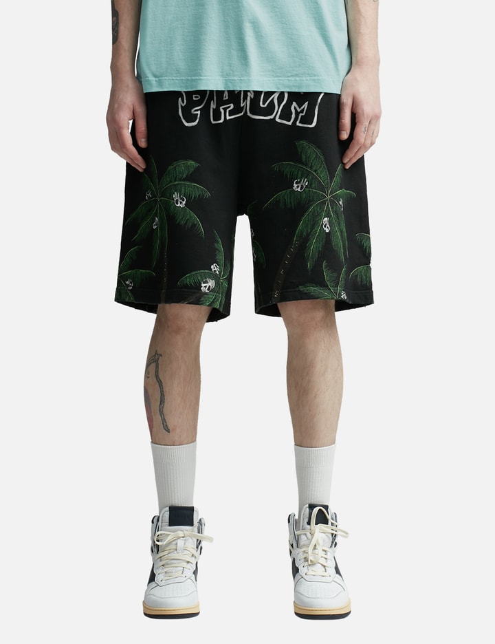 Palm Angels - Palms & Skull Vintage Sweat Shorts | HBX - HYPEBEAST 為您搜羅 ...