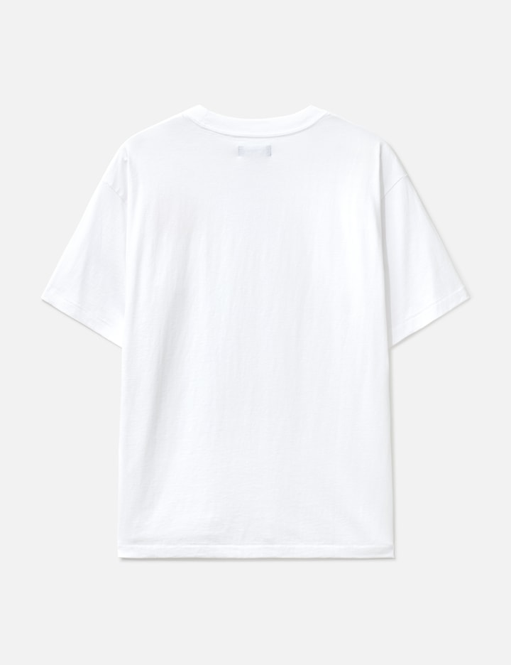 Market Market x Smiley Peek-a-boo Pocket T-Shirt - 簡約白色短袖，胸前趣味笑臉口袋，純棉 ...