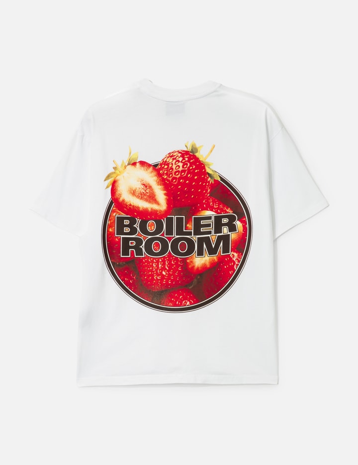Boiler Room Strawberry Logo T-Shirt - Soft 100% cotton tee with front ...