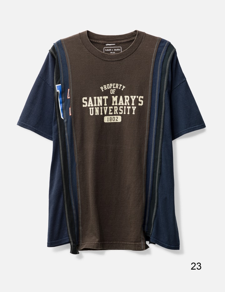 Needles - 7 Cuts Wide T-shirt - College | HBX - Globally Curated ...