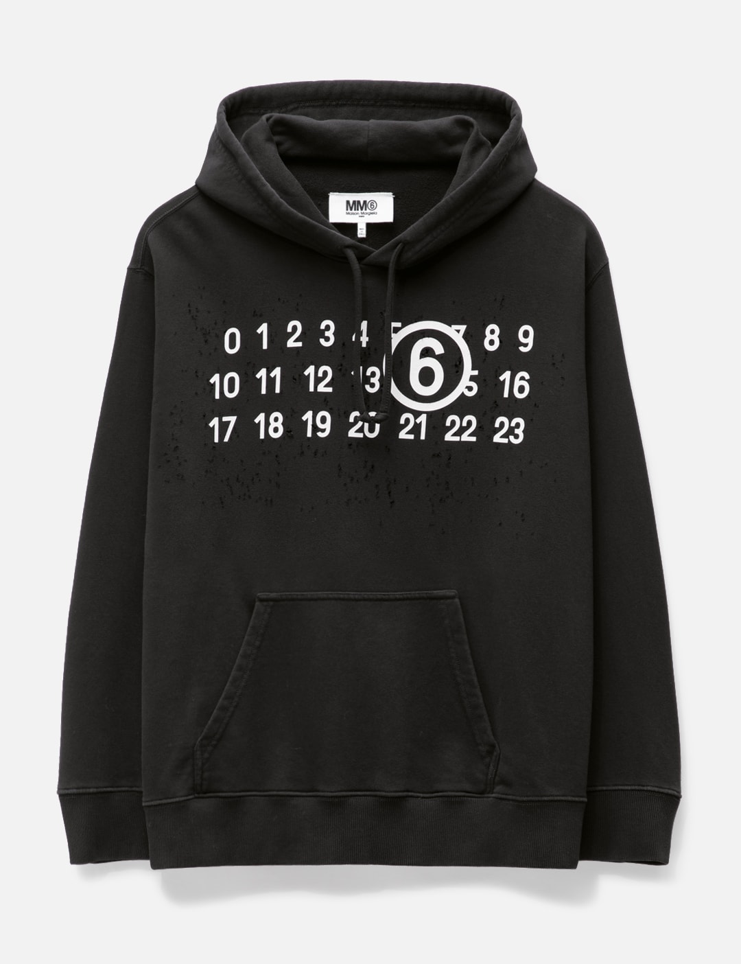 MM6 Maison Margiela - Number Logo Hoodie | HBX