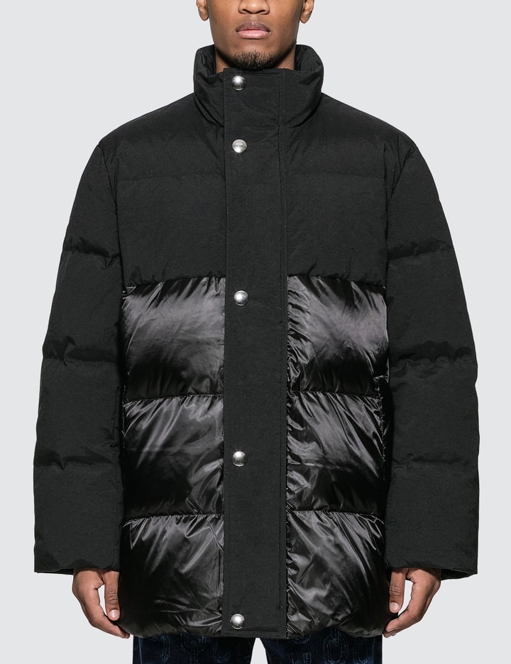 Acne Studios - Contrast Panel Down Coat | HBX - Globally Curated ...