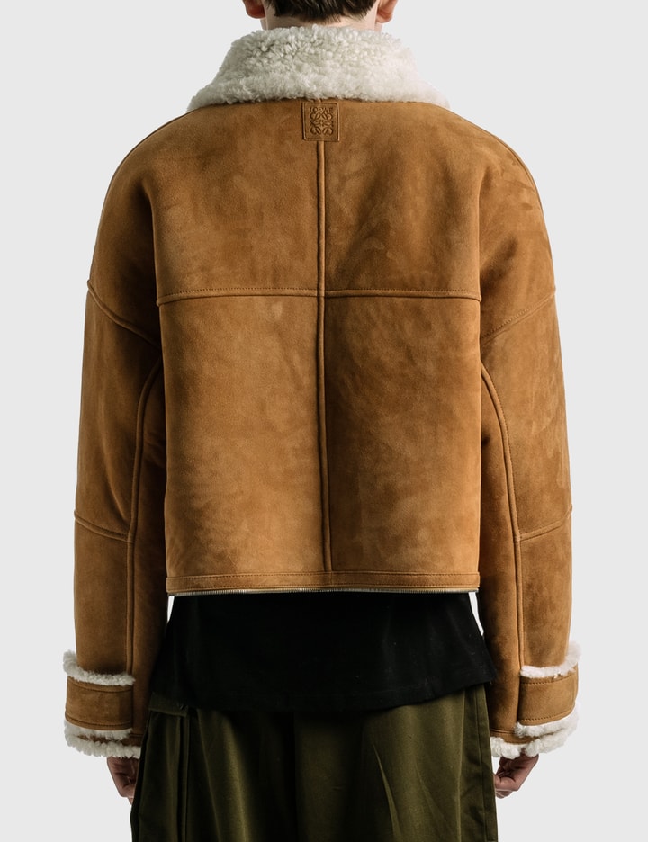 Loewe - SHEARLING ZIPPED JACKET | HBX - Globally Curated Fashion and ...