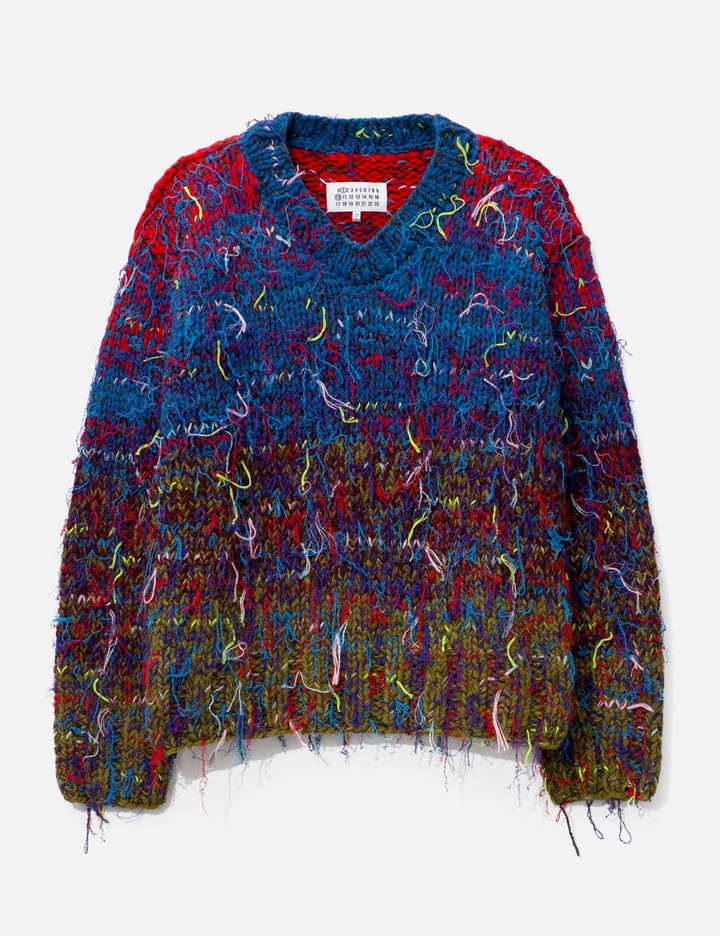 Maison Margiela - Handmade Knit Sweater | HBX - Globally Curated ...