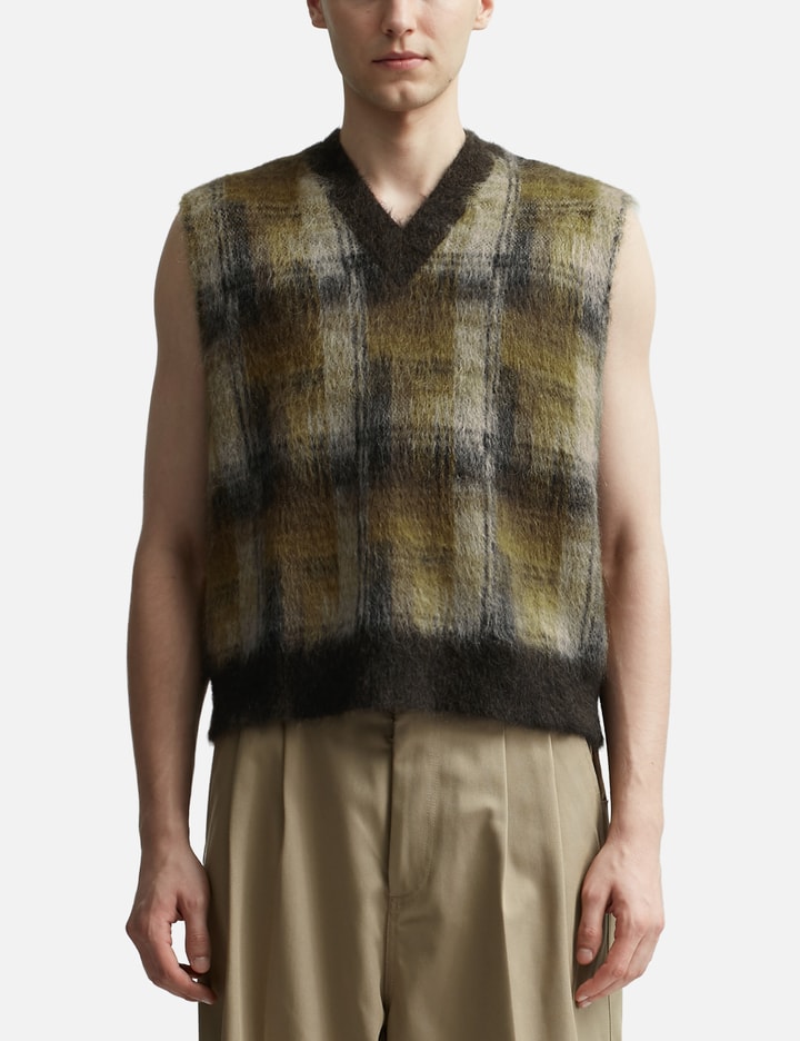Maison Margiela - Pendleton Vest | HBX - Globally Curated Fashion and Lifestyle by Hypebeast