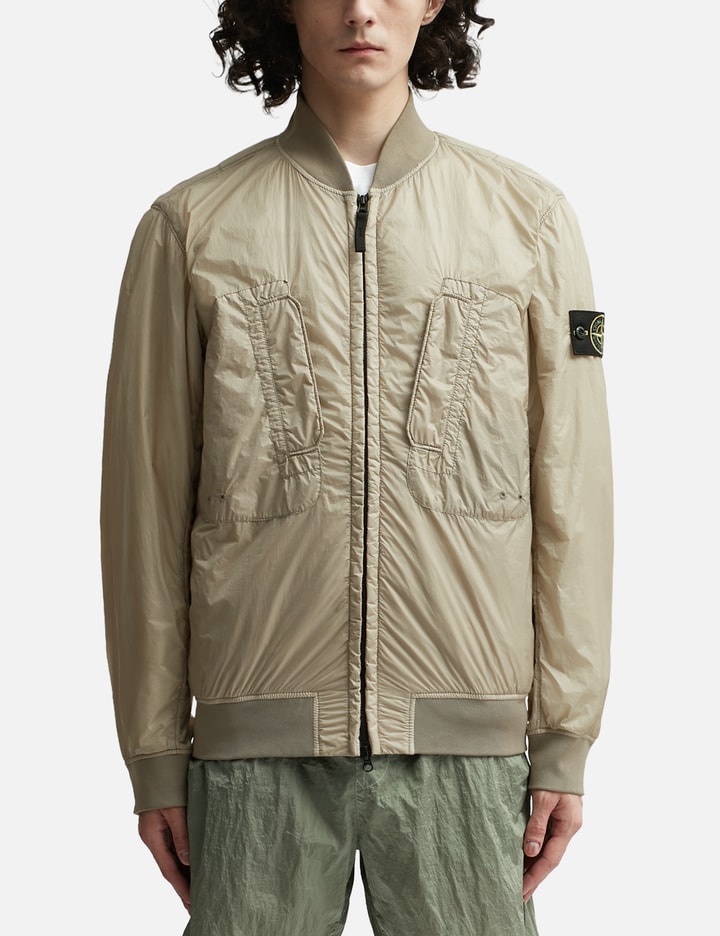 Stone Island - Garment Dyed Micro Yarn Packable Jacket | HBX - Globally ...