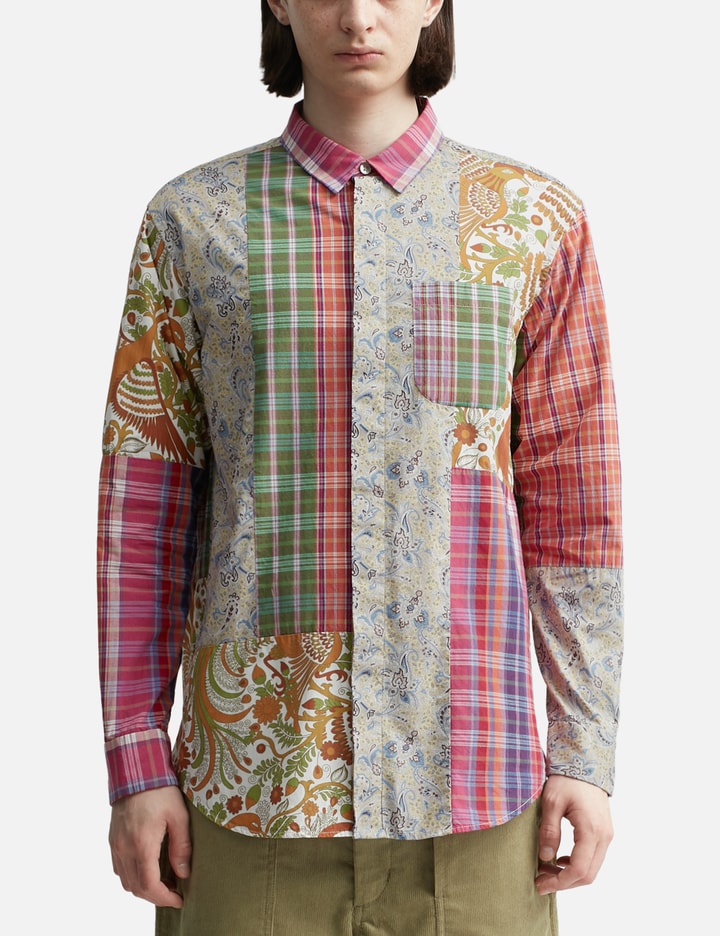 Engineered Garments - Combo Short Collar Shirt | HBX