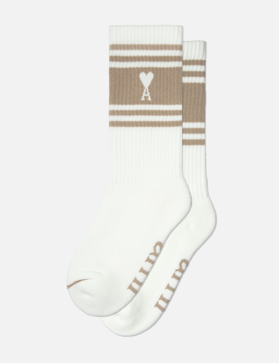 Ami - Ami de Coeur Striped Socks | HBX - Globally Curated Fashion and ...