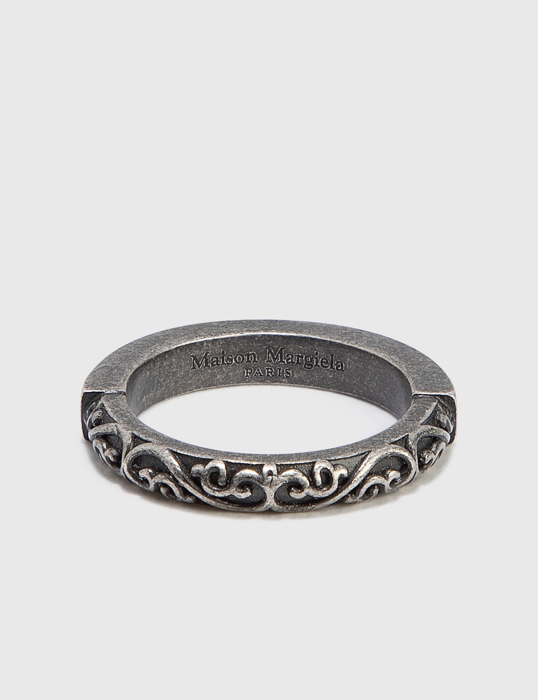 Maison Margiela - Embossed Ring | HBX - Globally Curated Fashion and ...