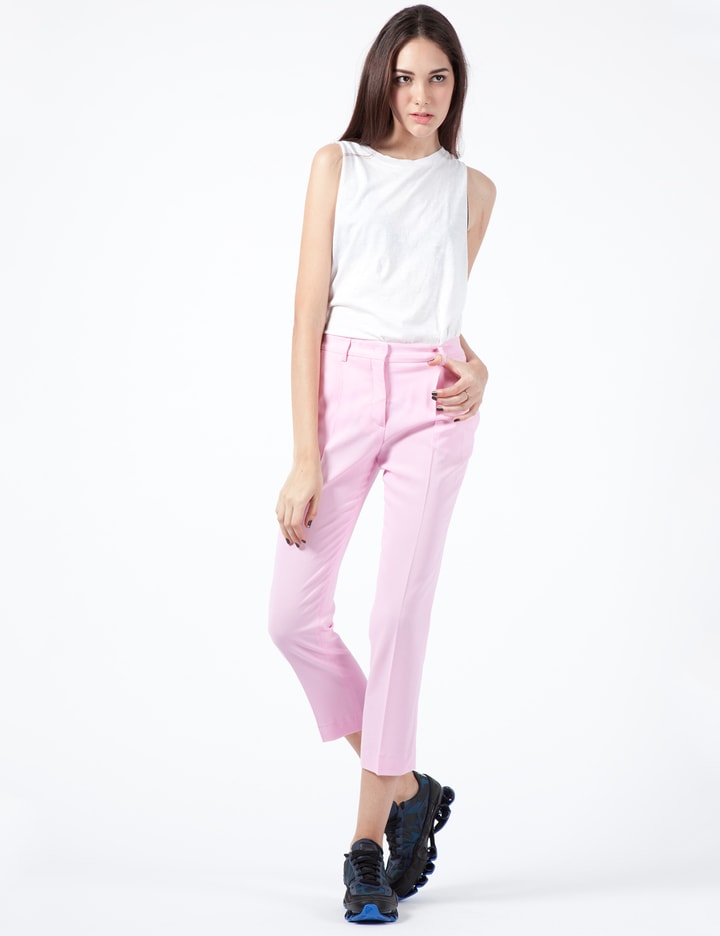 MSGM - Pink Pantalone Trousers | HBX - Globally Curated Fashion and Lifestyle by Hypebeast