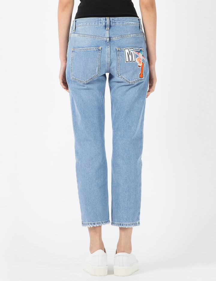 MSGM - Indigo Denim Trousers | HBX - Globally Curated Fashion and Lifestyle by Hypebeast