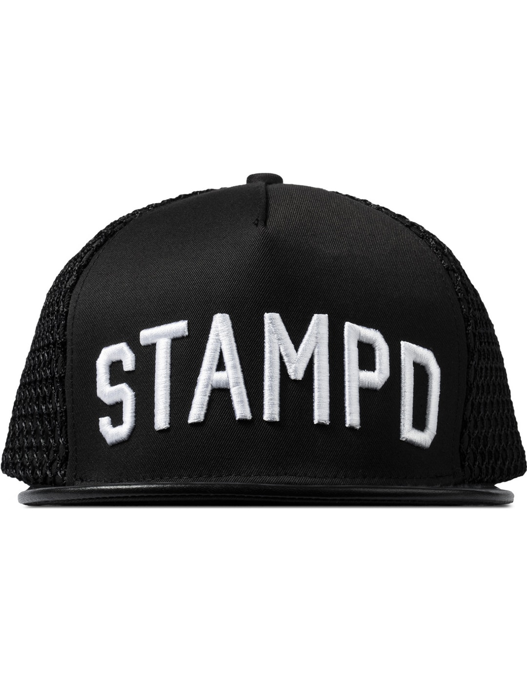 Stampd - Black Mesh Overlay Hat | HBX - Globally Curated Fashion and ...